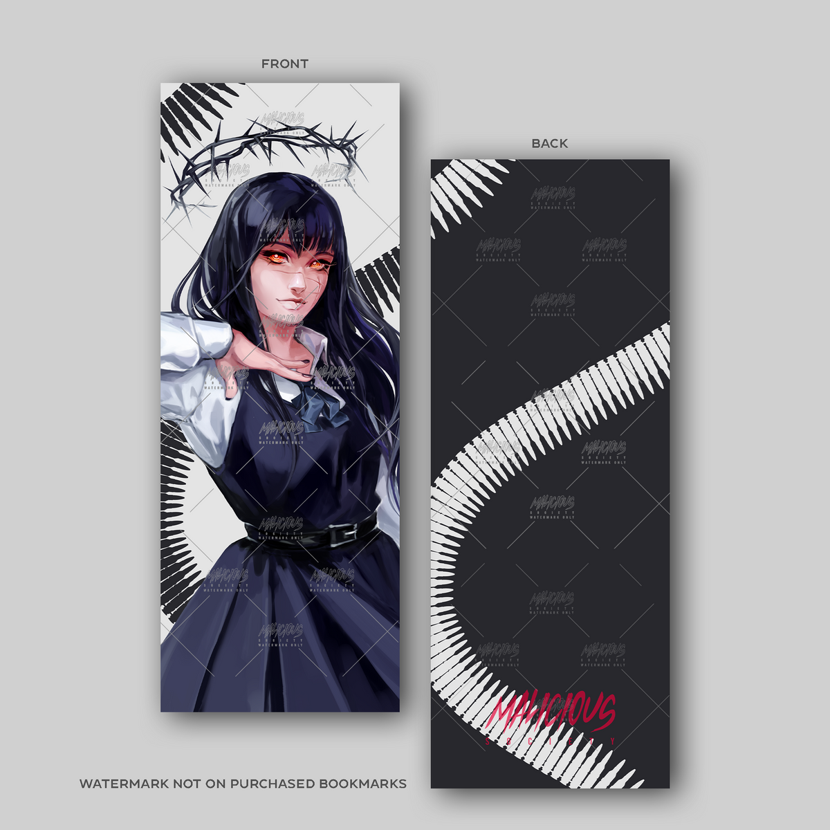 War Bookmark – Malicious Society